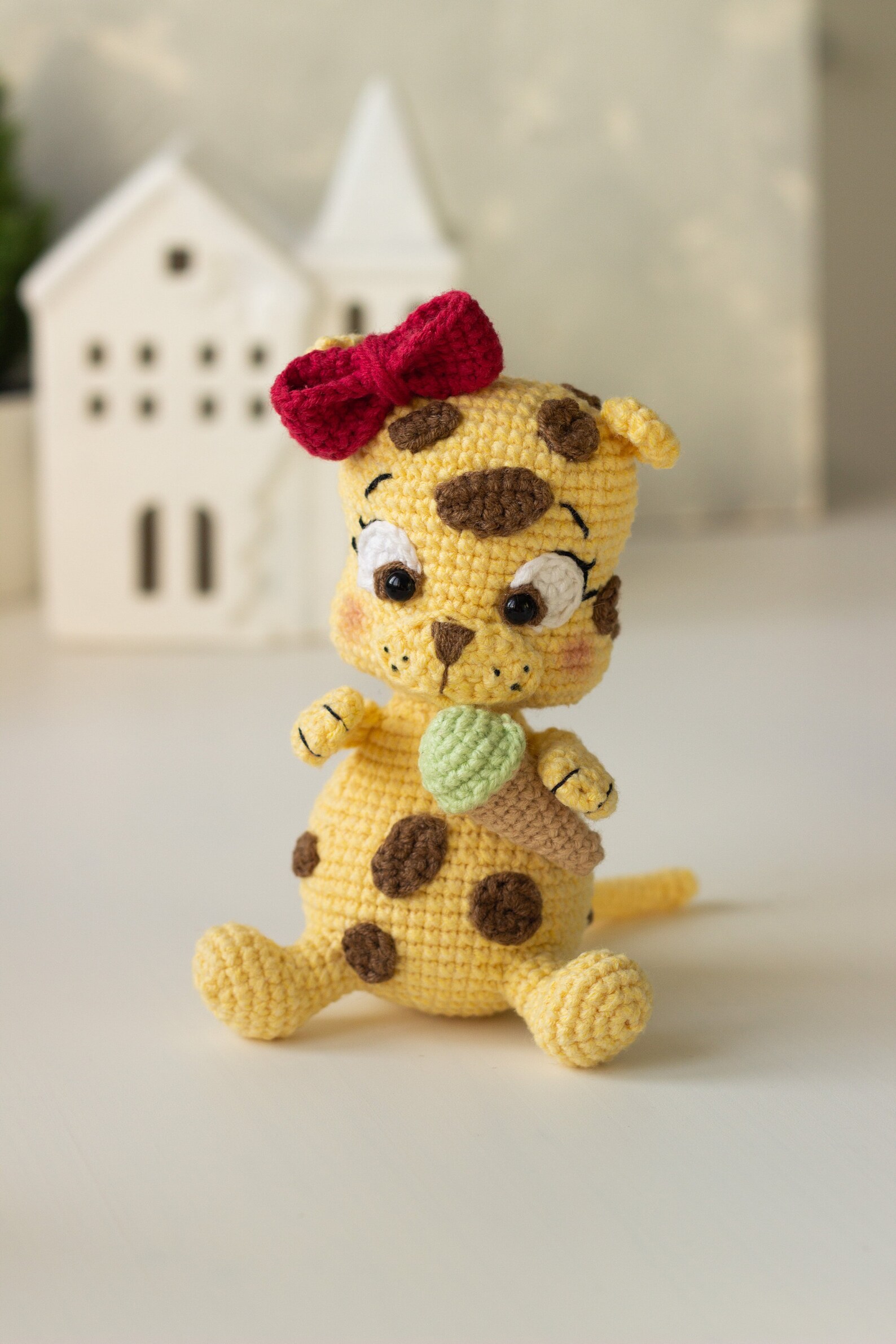 Amigurumi Leo Crochet Leopard Pattern, Cheetah Toy Tutorial, PDF ...