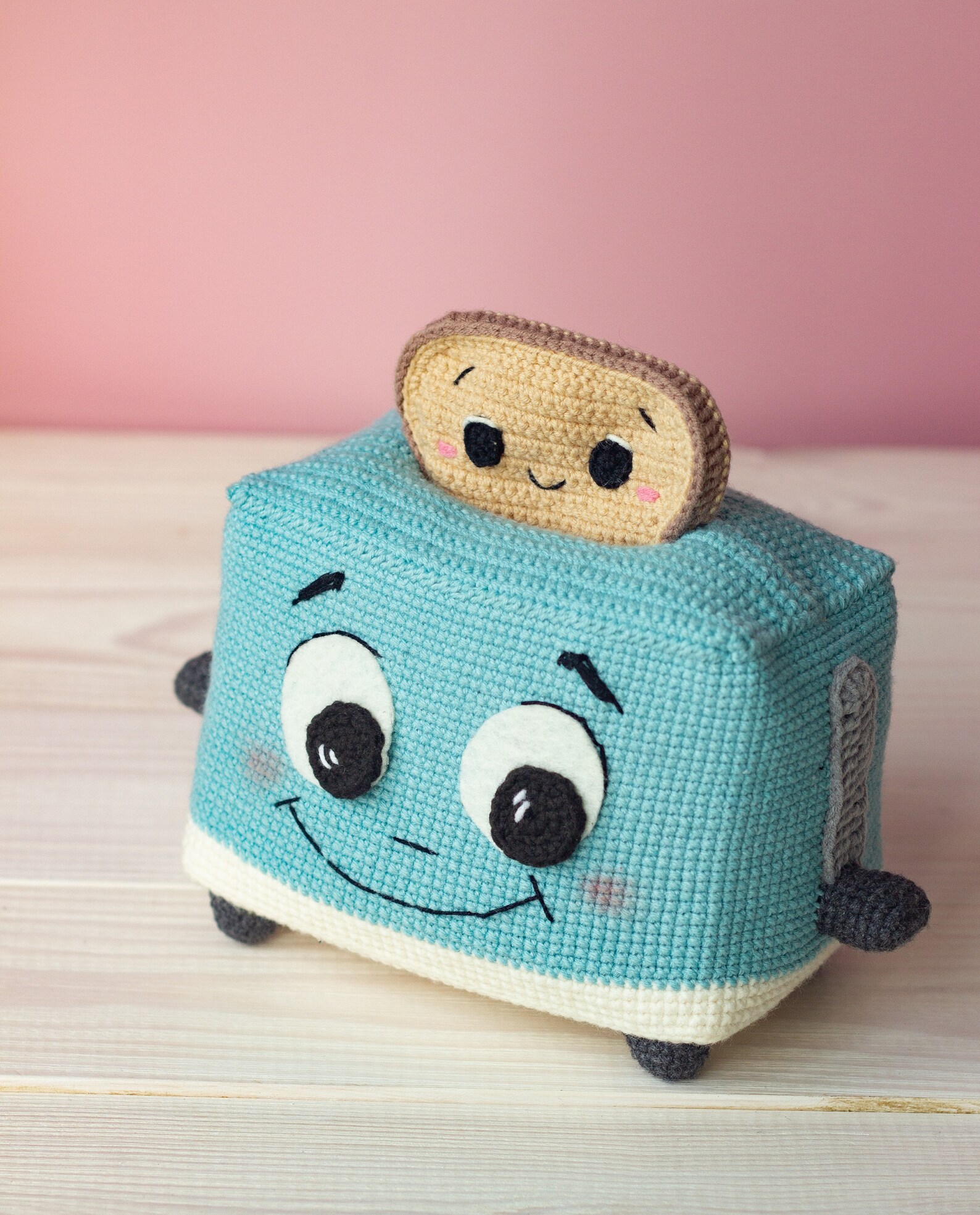 Crochet Toaster Pattern Amigurumi Toy Toaster and Bread - Etsy