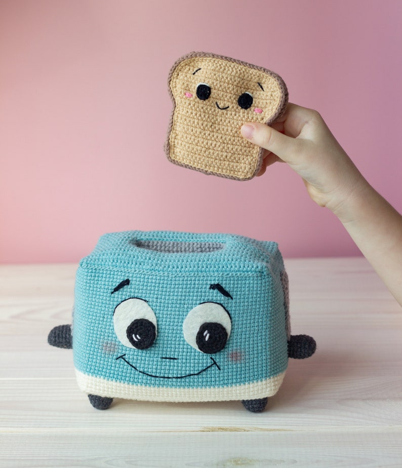 Crochet Toaster Pattern Amigurumi Toy Toaster and Bread - Etsy