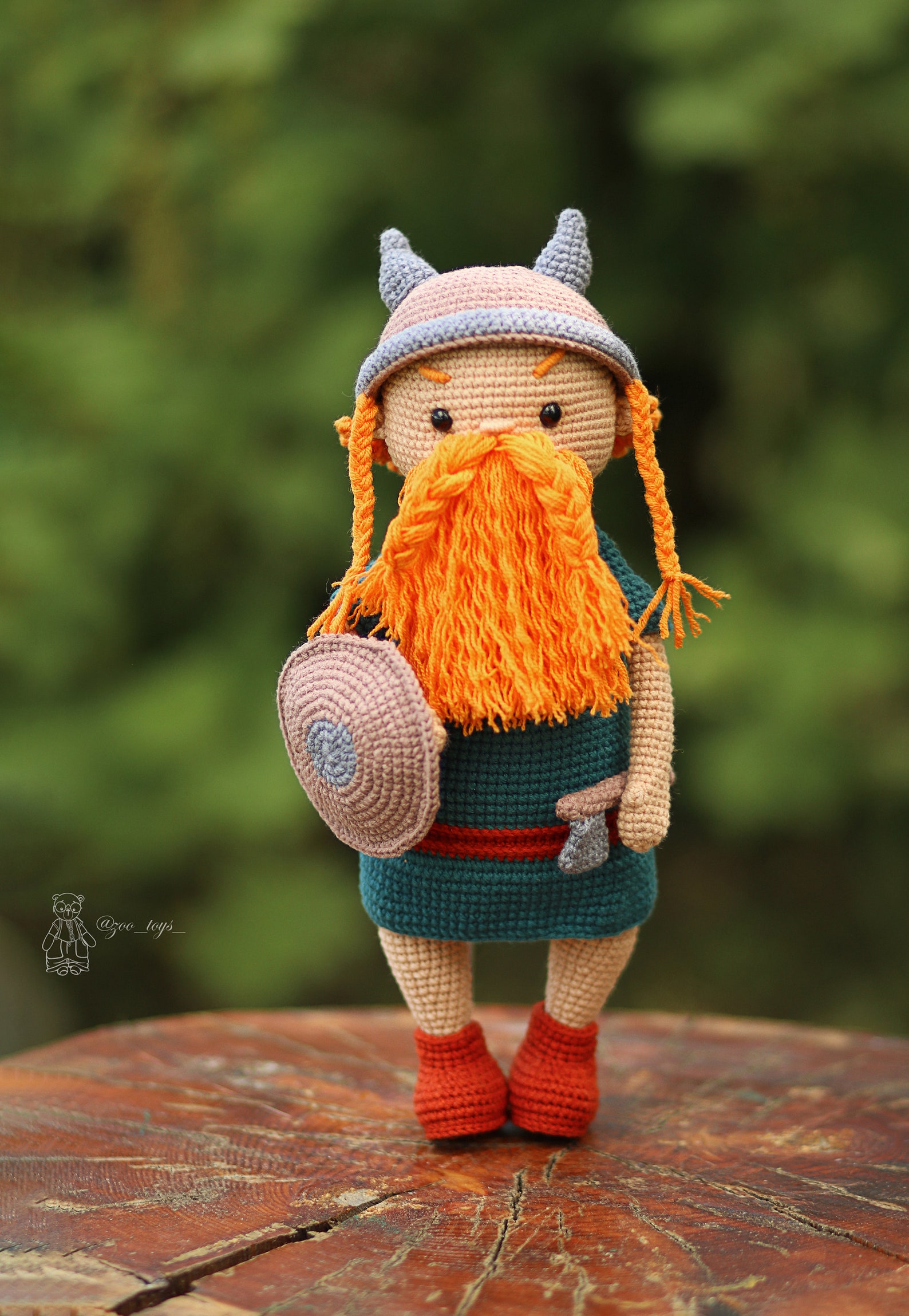 Crochet Viking Pattern. Scandinavian Viking Amigurumi. Crochet - Etsy