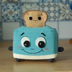 Crochet Toaster Pattern - Amigurumi Toy Toaster and Bread Pattern, PDF ...