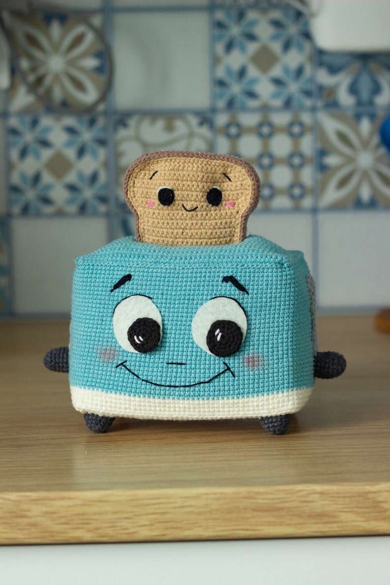 Crochet Toaster Pattern Amigurumi Toy Toaster and Bread - Etsy