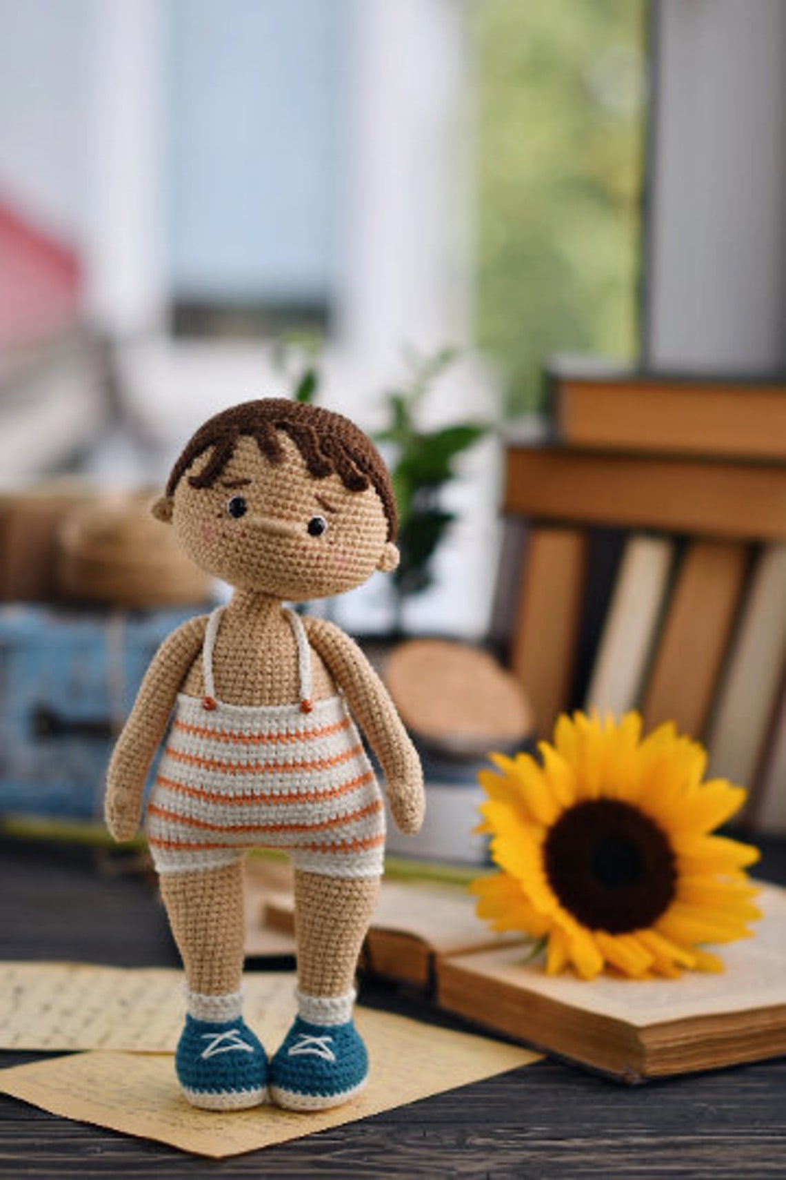 Cute Crochet Doll Little Boy Flip PDF ENGLISH Pattern - Etsy
