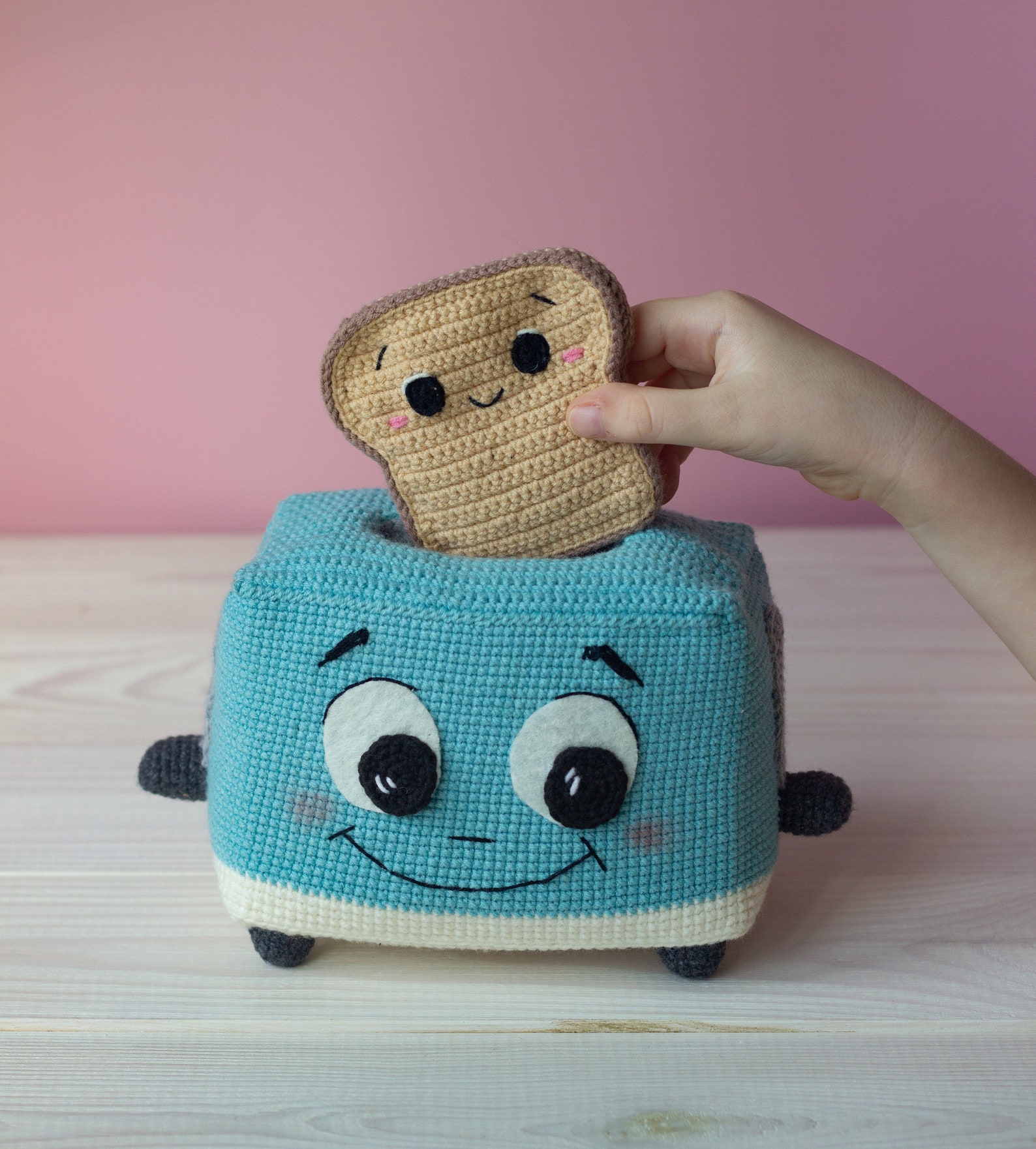 Crochet Toaster Pattern Amigurumi Toy Toaster and Bread - Etsy