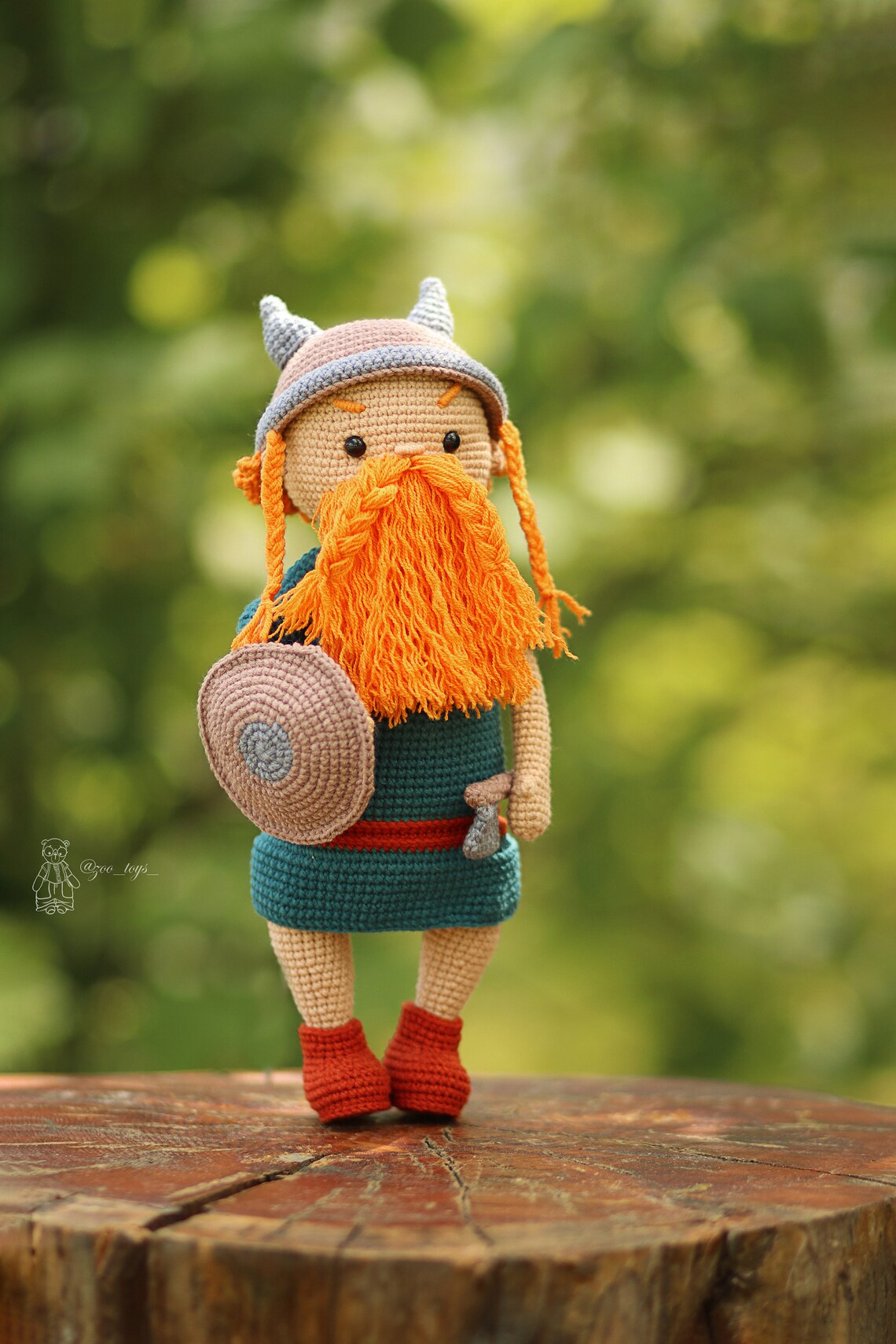 Crochet Viking Pattern. Scandinavian Viking Amigurumi. Crochet - Etsy