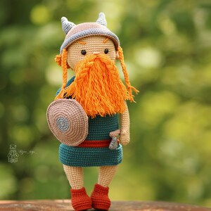 Crochet Viking Pattern. Scandinavian Viking Amigurumi. Crochet Doll - Etsy