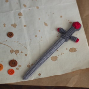 Cute Crochet Hat and Sword Pattern Amigurumi Accessories Pattern, Pdf ...