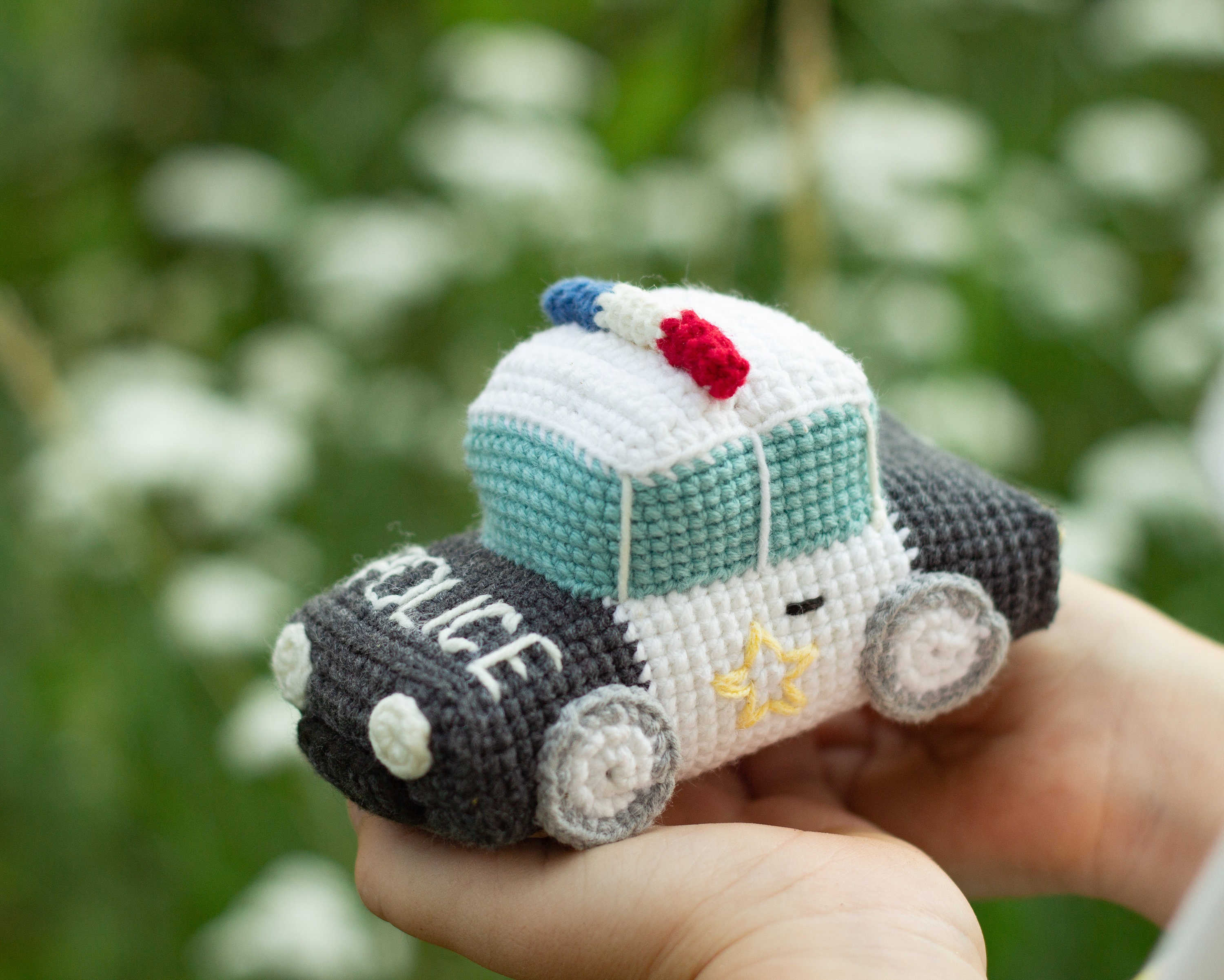 Police Car and Taxi Crochet Pattern Amigurumi Cars Pattern - Etsy Australia