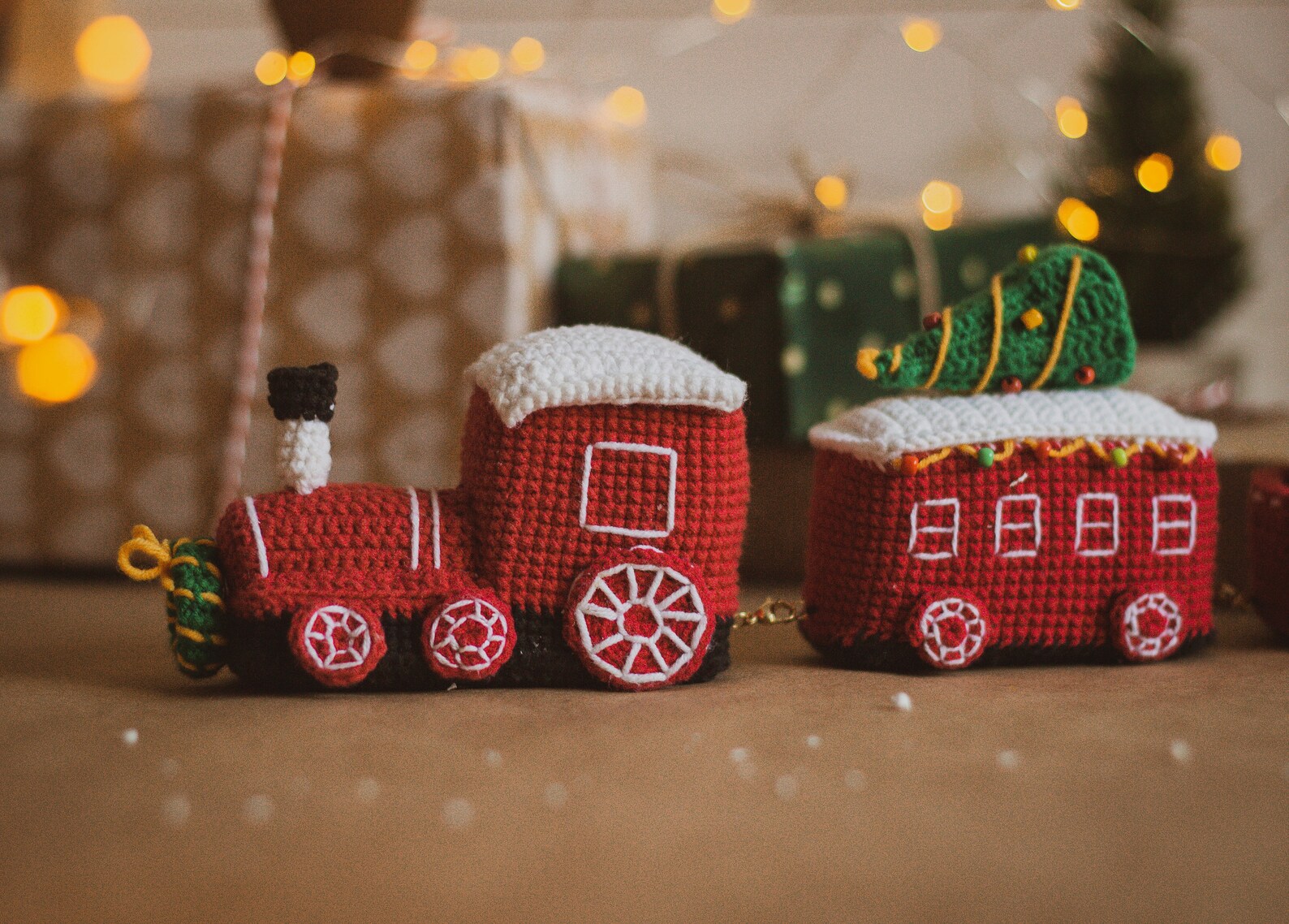 Crochet Pattern for Christmas Train Amigurumi PDF Pattern in - Etsy