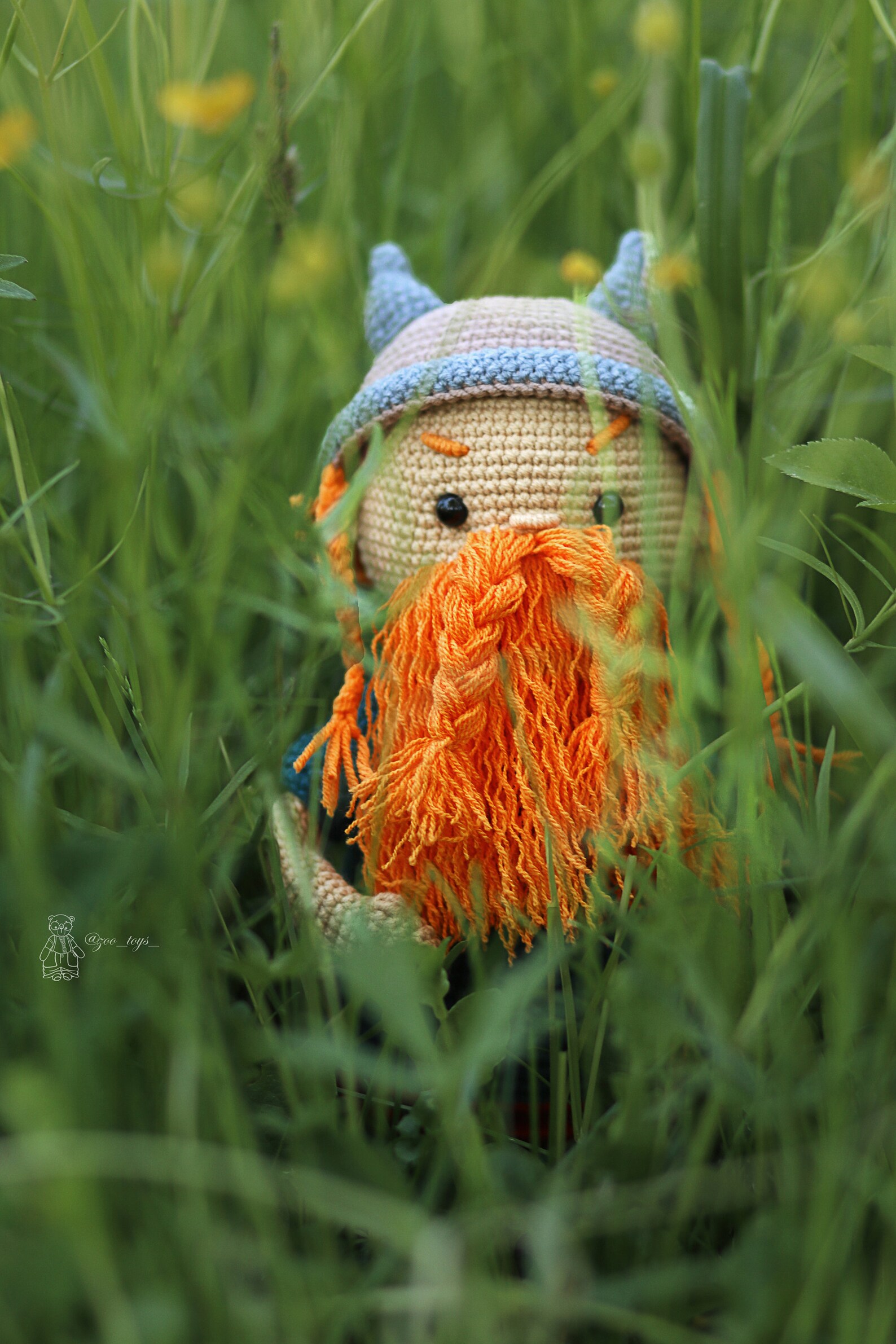 Crochet Viking Pattern. Scandinavian Viking Amigurumi. Crochet - Etsy