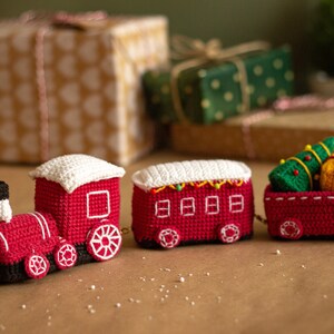 Crochet Pattern for Christmas Train Amigurumi, PDF Pattern in English ...