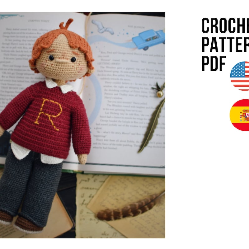 Ginger Haired Doll - Etsy UK