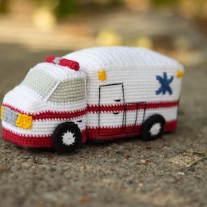 Amigurumi Ambulance Crochet Pattern, Pdf Tutorial in English and ...