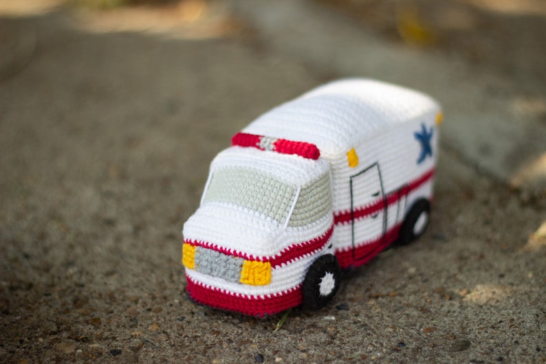 Amigurumi Ambulance Crochet Pattern, Pdf Tutorial in English and ...