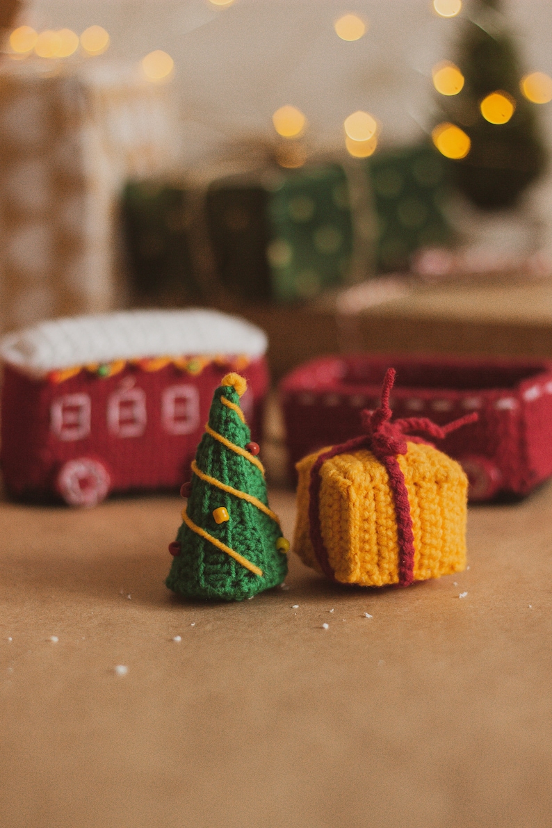 Crochet Pattern for Christmas Train Amigurumi PDF Pattern in - Etsy