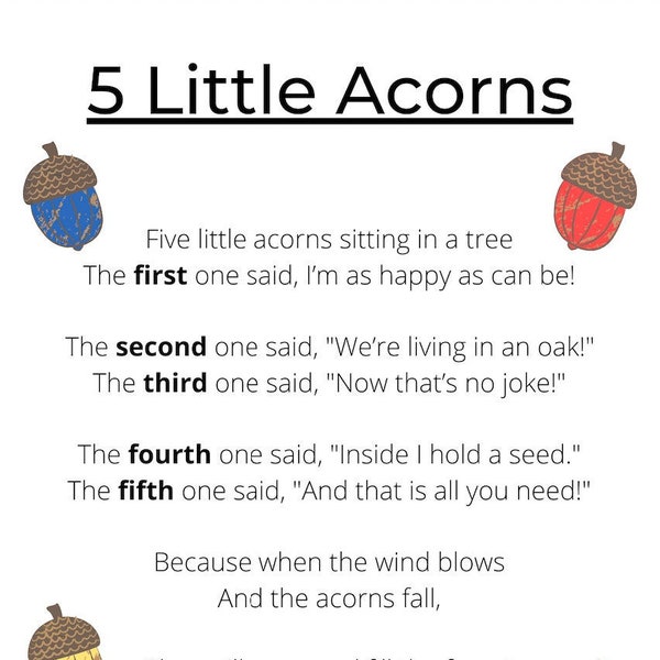 Little Acorns - Etsy