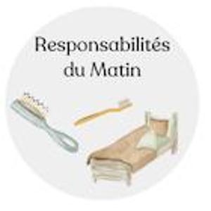 French Chore & Responsibilities Chart + 45 Tokens Bundle -watercolor ...