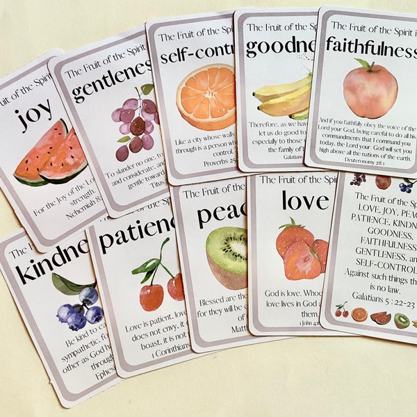 Fruit Card - Etsy