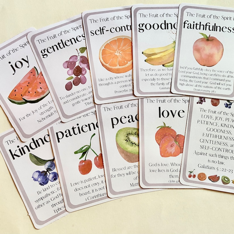 Fruit Card - Etsy