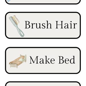 Daily Routine and Rhythm Cards - 30 Watercolor-style Schedule Cards ...