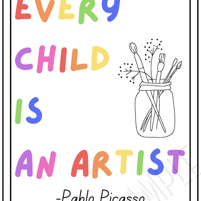 Every Child is an Artist - Etsy