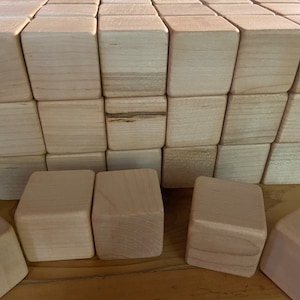 Smoothly Sanded Blank Maple Wooden Blocks - DIY - Decorate - Craft ...
