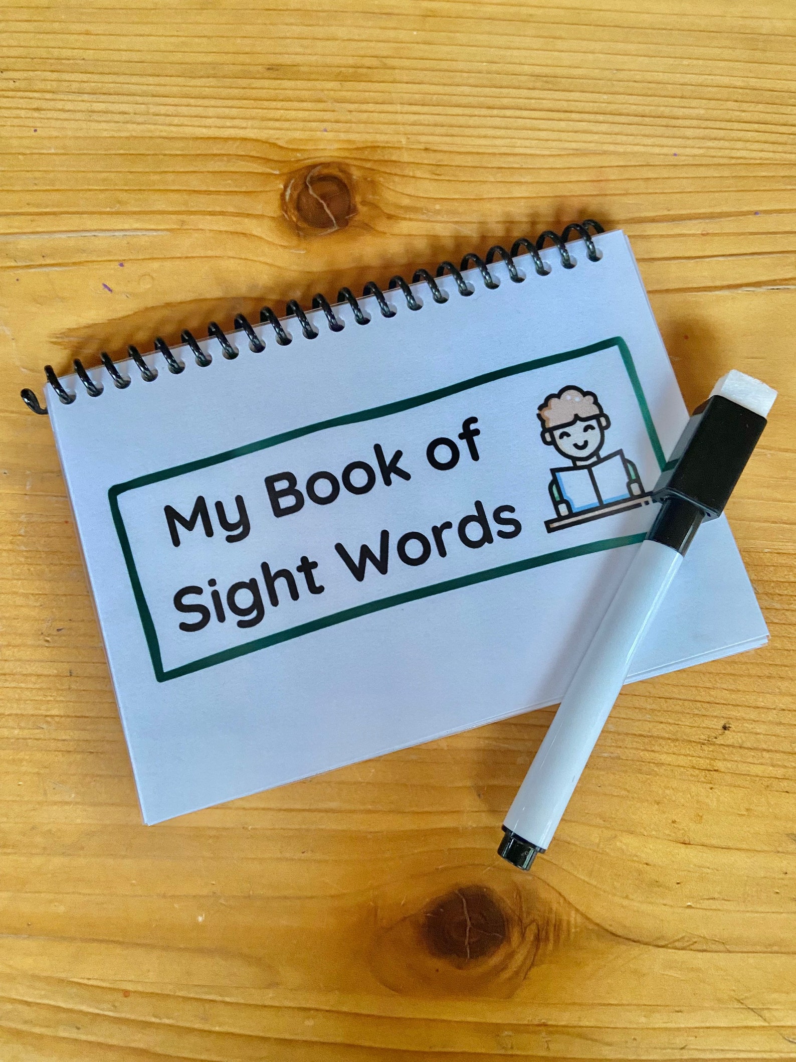 Sight Word Flip Books Learn to Read Mini Sight Word - Etsy
