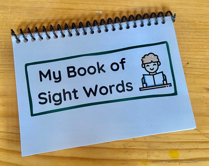 Sight Word Flip Books Learn to Read Mini Sight Word Readers Option for ...
