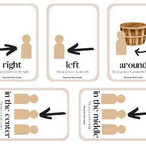 Positional Word Cards for Teaching Prepositions - Set of 21 Cards for ...