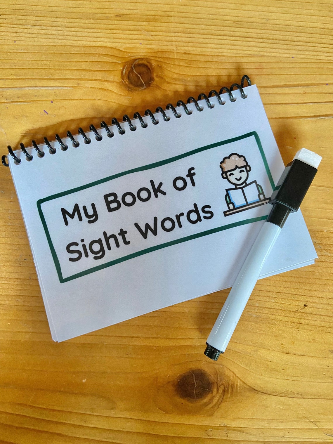 Sight Word Flip Books Learn to Read Mini Sight Word - Etsy