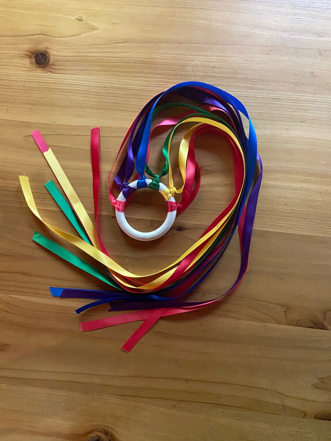 Rainbow Ribbon Hand Kite - Dance, Music, and Rhythm Wand - Dance ...
