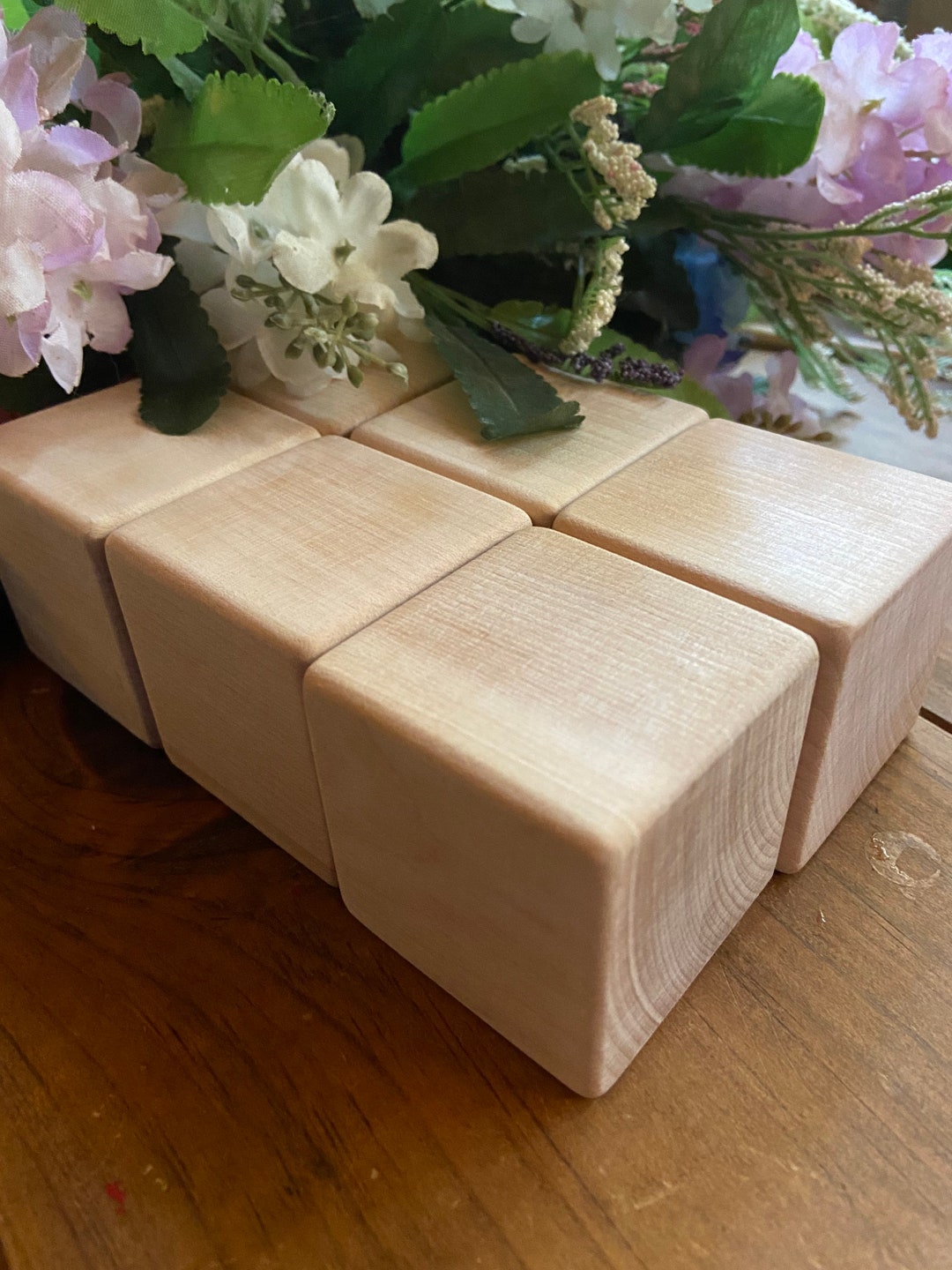 2" Smoothly Sanded Large Blank Birch Wooden Blocks - DIY - Decorate ...