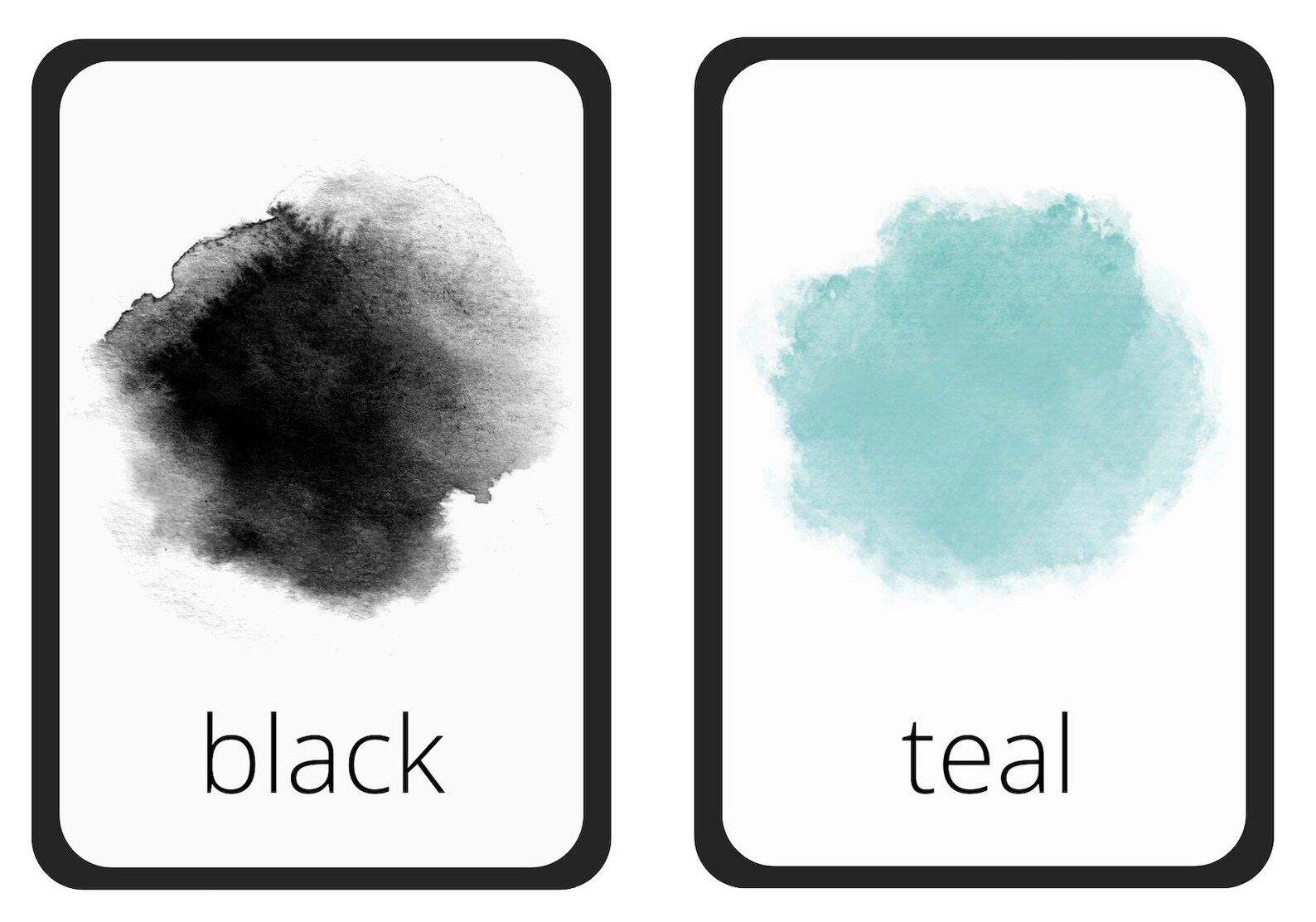 Colors Flashcards for Learning Basic Colors - Classroom, Homeschool ...