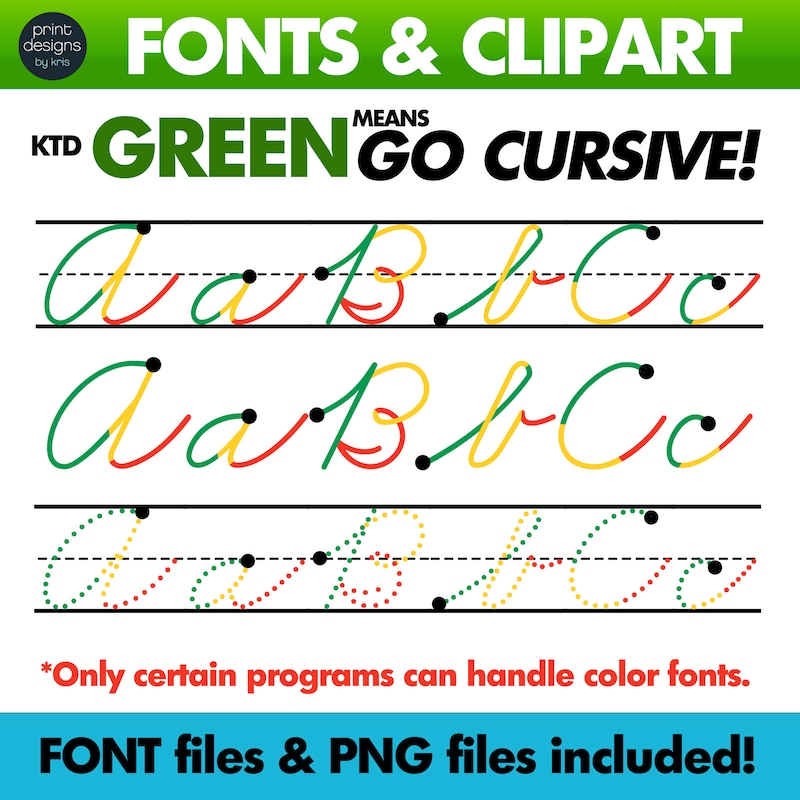 Zaner Bloser Cursive Font - Etsy