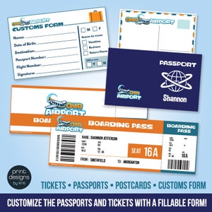 Airport Dramatic Play Set - for Preschool, Kindergarten, First Grade ...