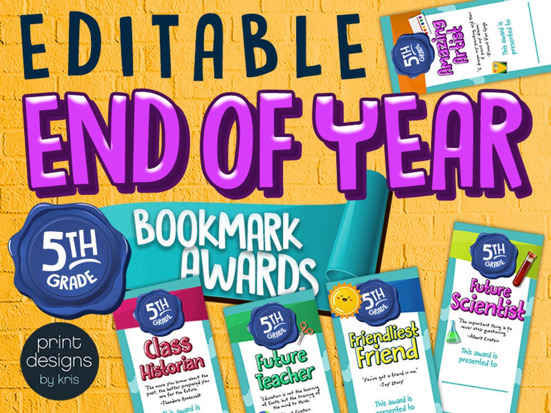 End of Year Student Awards Student Superlatives Student - Etsy