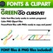 Cursive Fonts for Schools: Dyslexic Font Assistance, KTD Green Means Go ...