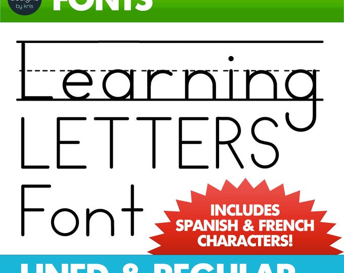 Fonts for Teachers: Tracing Fonts, Alphabet Letter Tracing Font, Letter ...