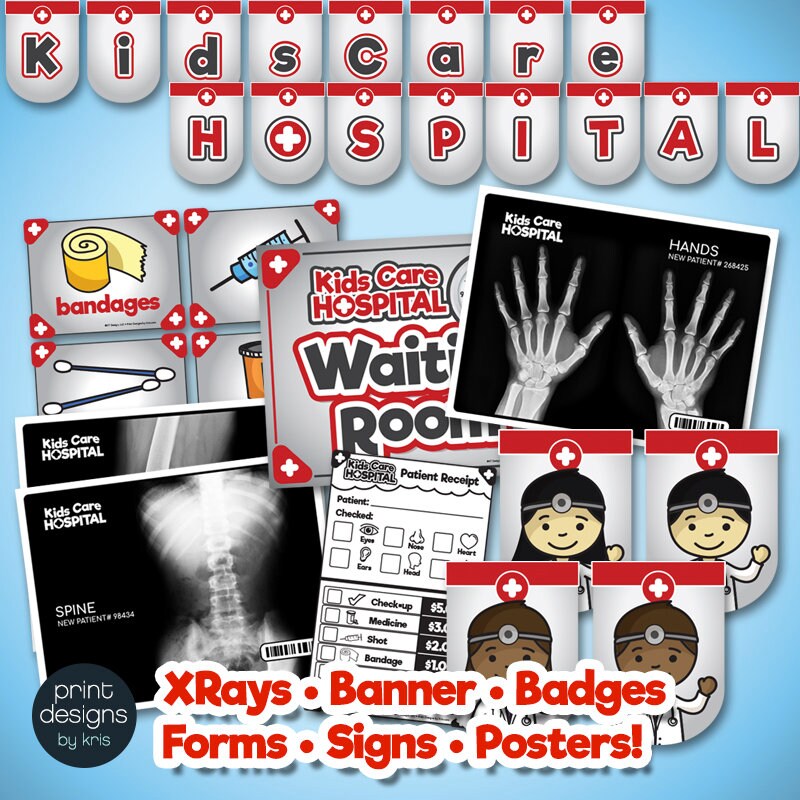 Dramatic Play Hospital - Doctor for Preschool, Kindergarten, First ...