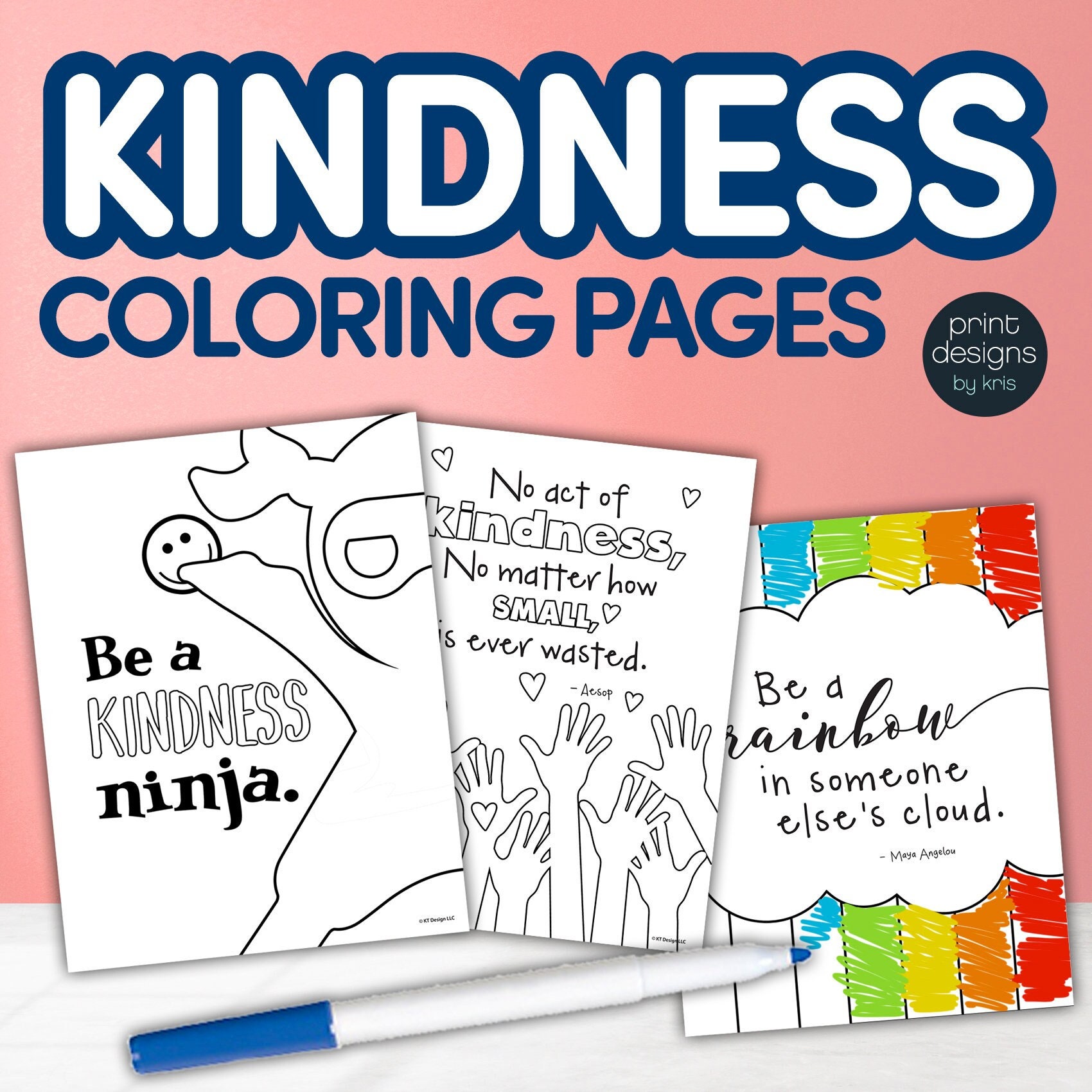 Acts Of Kindness Coloring Pages