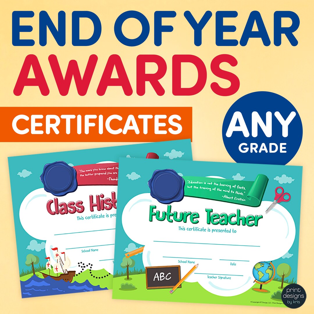 End of Year Student Awards • Student Superlatives • Student Awards ...