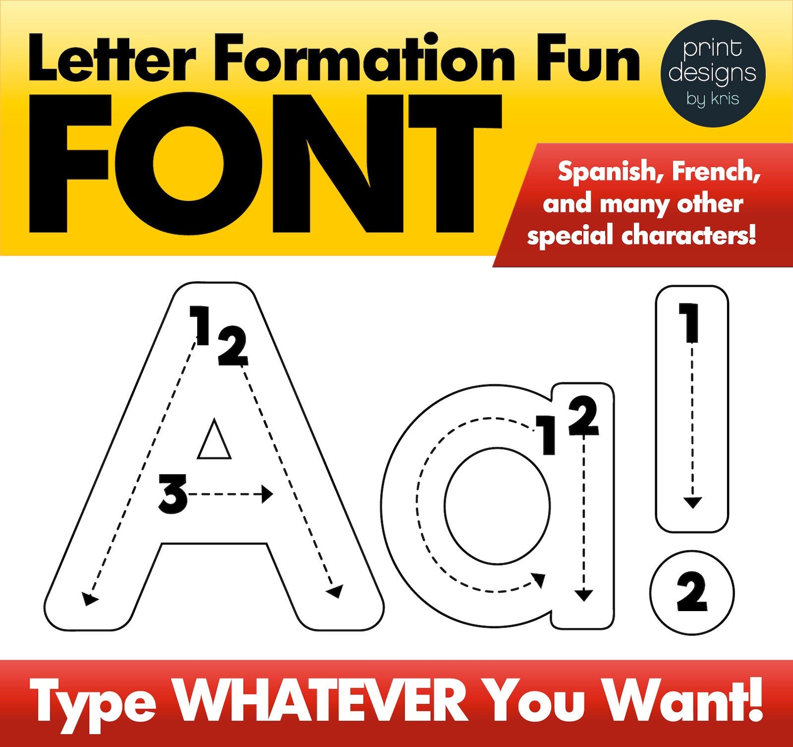 Tracing Font Letter Trace Font Letter Formation Font Writing Letters ...