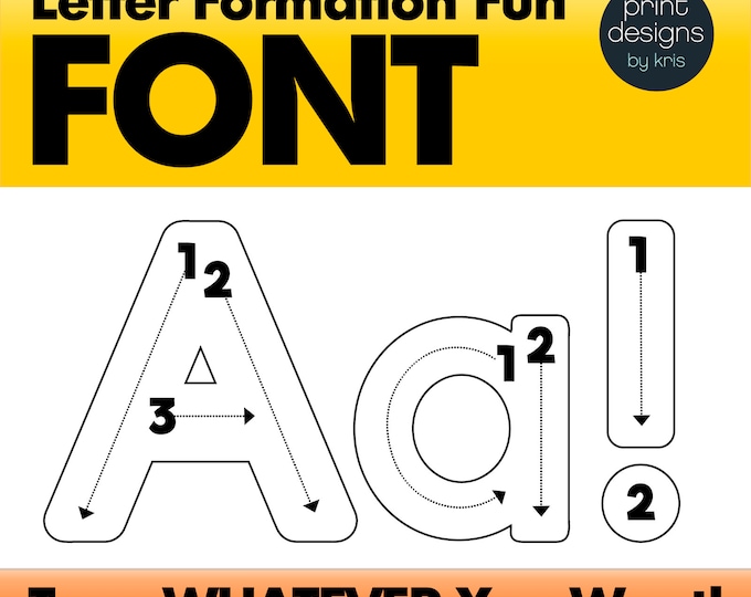 Letter Tracing - Upper & Lower Case - Etsy