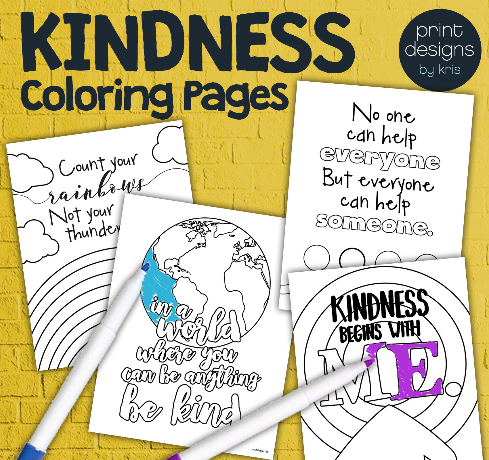 Kindness Coloring Pages • Teaching Kindness • Coloring Pages • Coloring ...