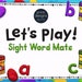 Editable Playdoh Sight Word Mats Play Dough Kindergarten Preschool ...