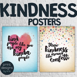 Kindness Posters • Classroom Posters • Teaching Kindness • Classroom ...