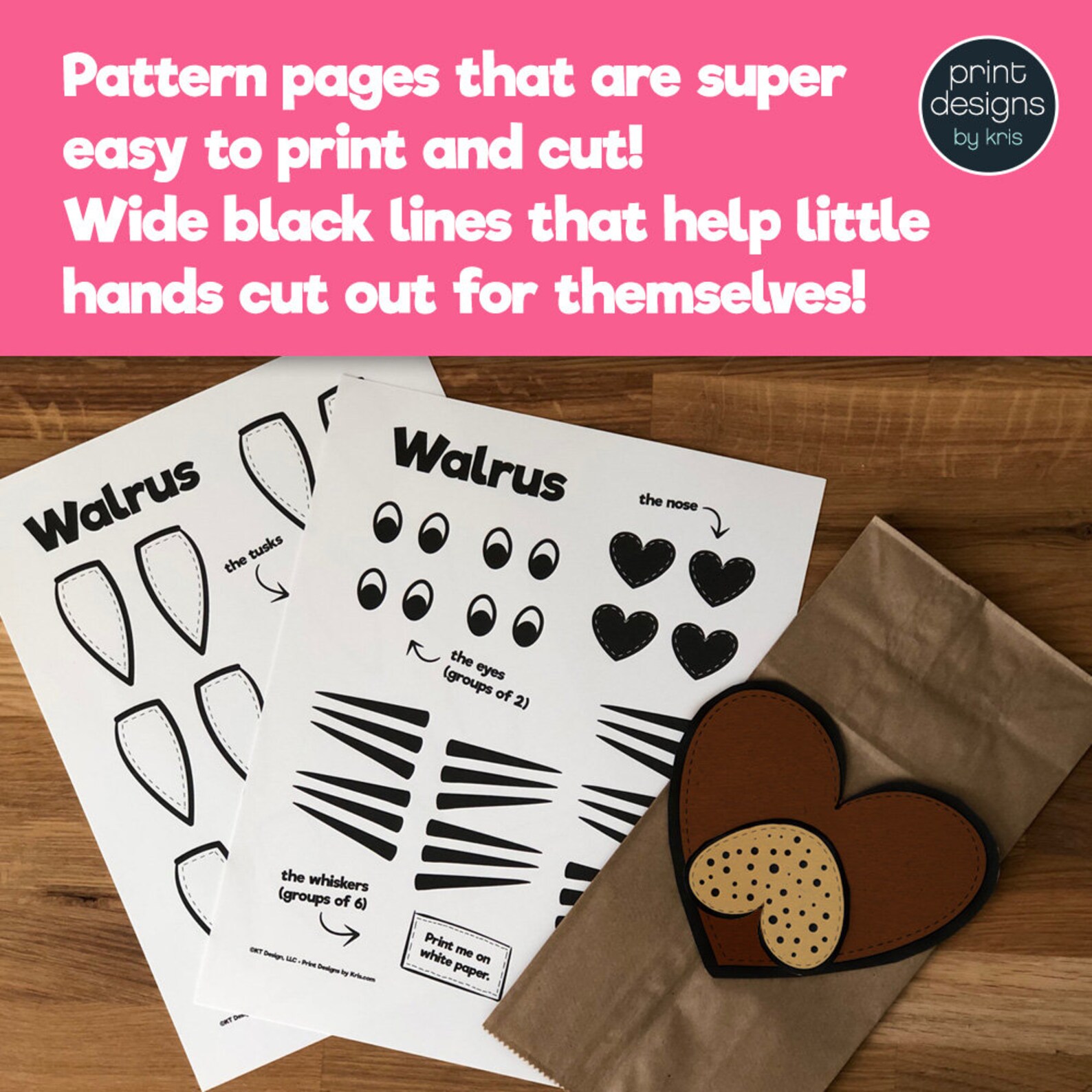 Valentine's Day Craft and Card Holder BUNDLE for Kindergarten, First ...