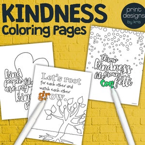 Kindness Coloring Pages • Teaching Kindness • Coloring Pages • Coloring ...