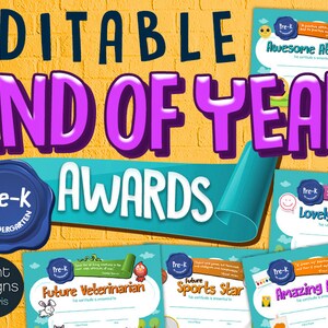 End of Year Student Awards Pre-kindergarten Student Awards | Etsy