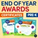 End of Year Student Awards • Pre-kindergarten • Student Awards ...